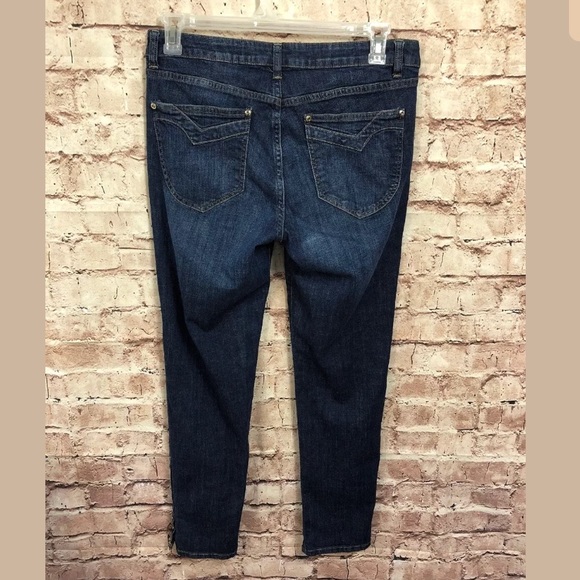 Cache | Jeans | Cache Jeans Sz 2 Stud Ankle Straight | Poshmark